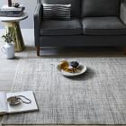 Open Box: Mid-Century Heathered Basketweave Wool Rug | West Elm