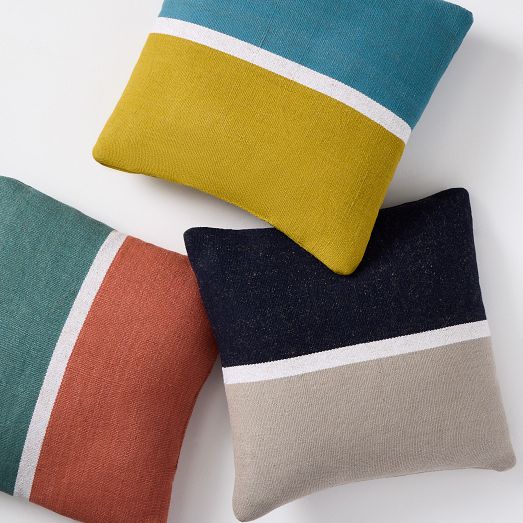 Colorblock Indoor/Outdoor Pillow | West Elm