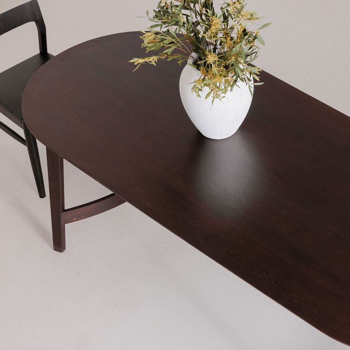 Solid Oak Oval Dining Table | West Elm