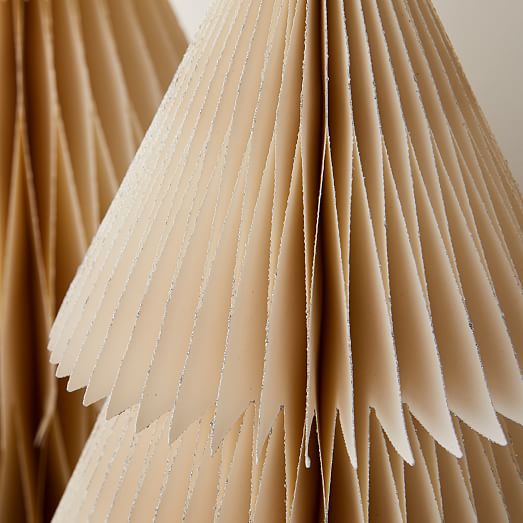 Neutral Accordion Paper Trees | West Elm