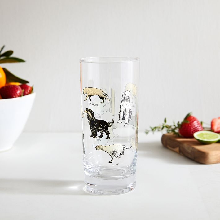 Fishs Eddy Dog Glass | West Elm