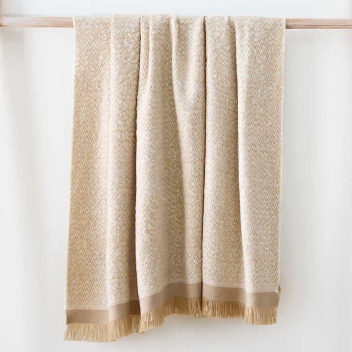 Aberdeen Herringbone Throw | West Elm