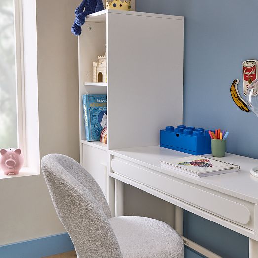 Gemini Desk & Bookshelf Set | West Elm