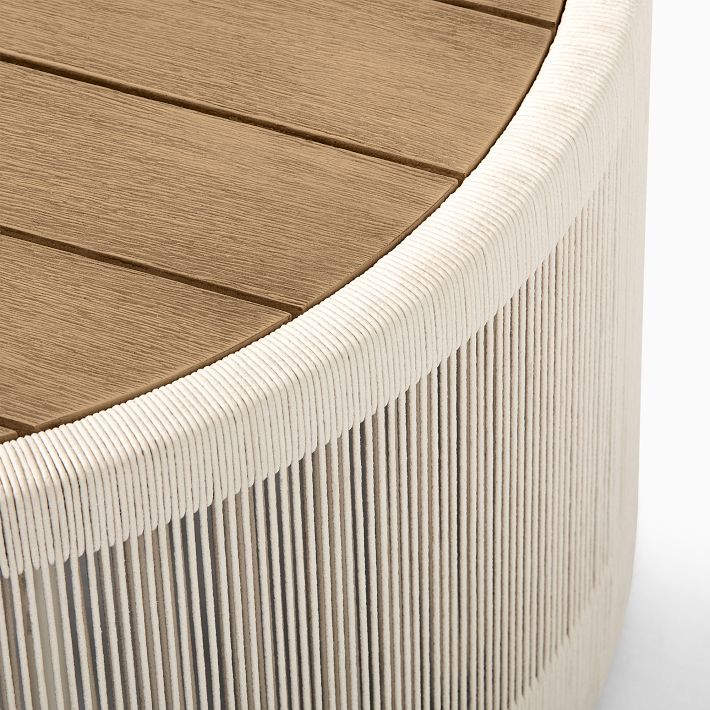 Porto Outdoor Round Coffee Table (32"–44") | West Elm