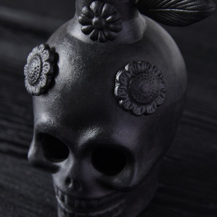 Skull Taper Holder | West Elm