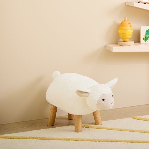 Lamb Critter Stool | West Elm