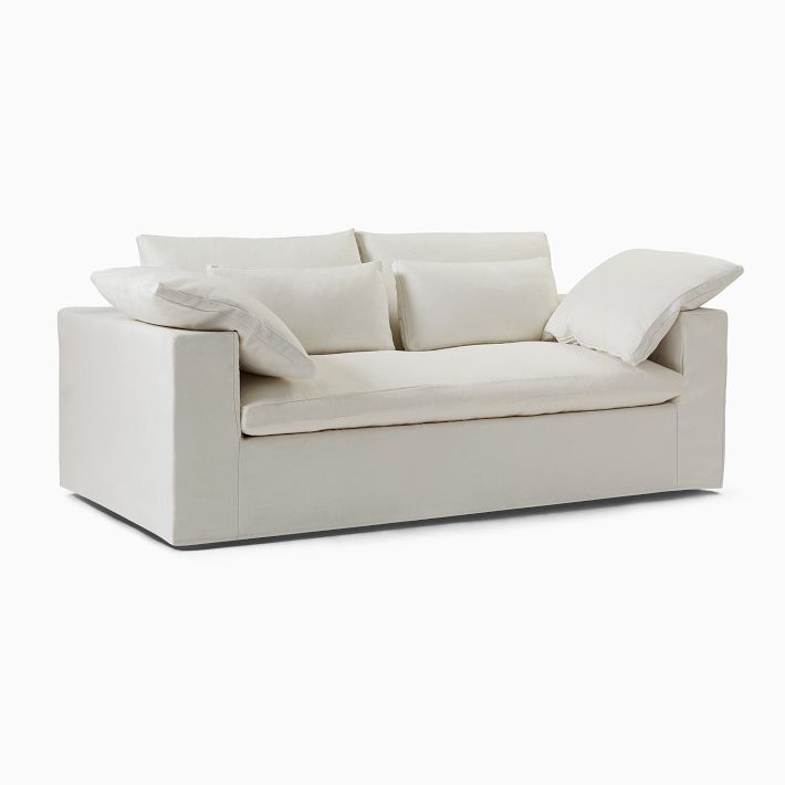 Harmony Modular Skirted Slipcover Sofa (82"–92") | West Elm