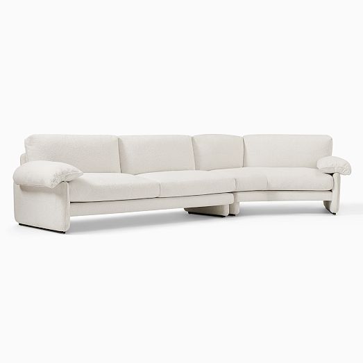 Parry 2-Piece Wedge Sectional (140") | West Elm
