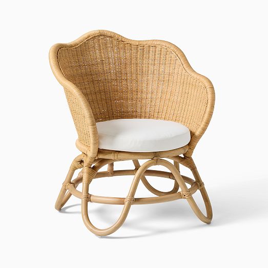 Rattan Flower Kids Chair | West Elm