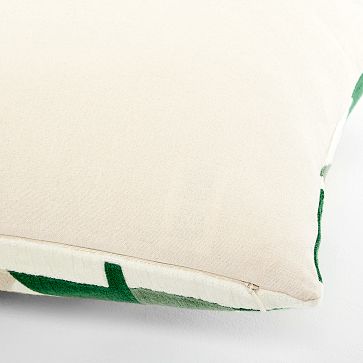 Crewel Colorblock Trees Pillow Cover | West Elm