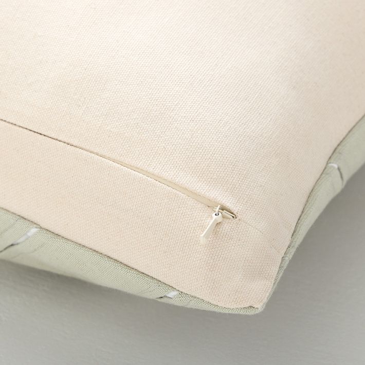 Linen Strap Weave Pillow Cover | West Elm