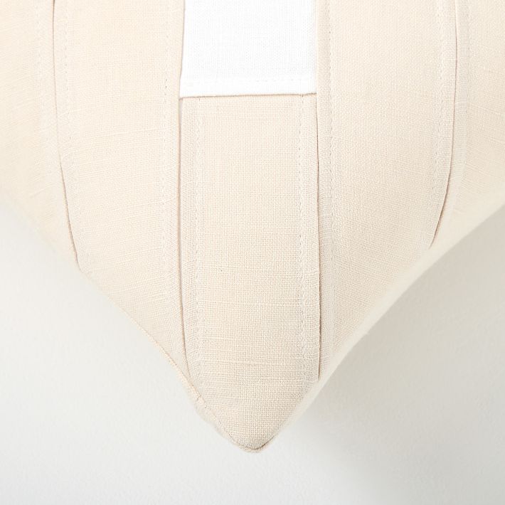Linen Strap Weave Pillow Cover | West Elm
