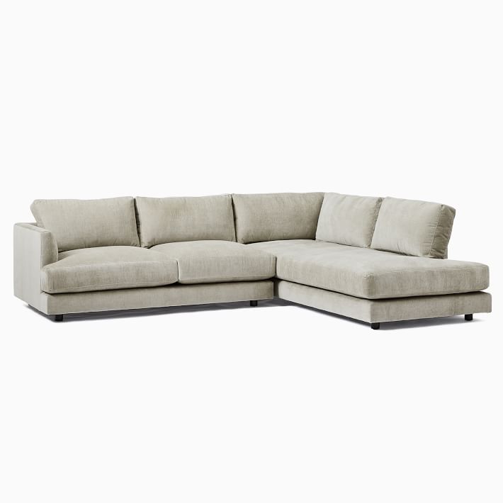 Haven 2-Piece Bumper Chaise Sectional (106"–113") | West Elm