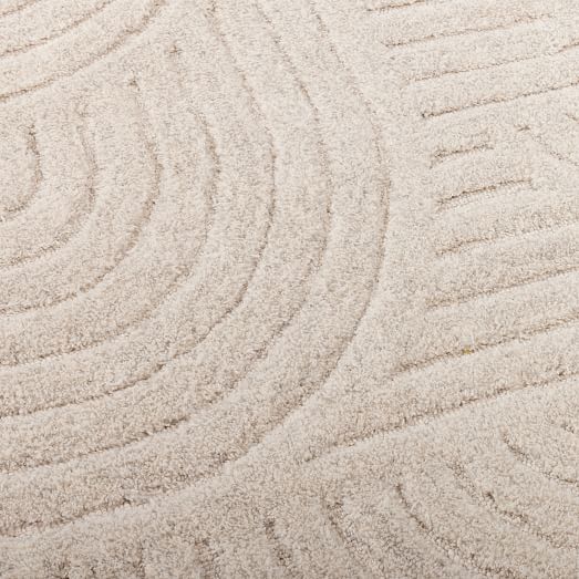 Curved Lines Easy Care Rug | West Elm