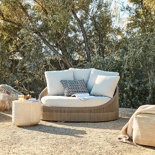 Porto Outdoor Statement Lounge Chair | West Elm