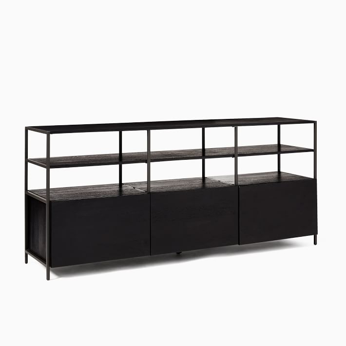 Industrial Modular Media Console (49"–67") | West Elm