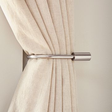 Oversized Curtain Rod Tiebacks | West Elm