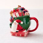 Lidded Figural Christmas Mug | West Elm