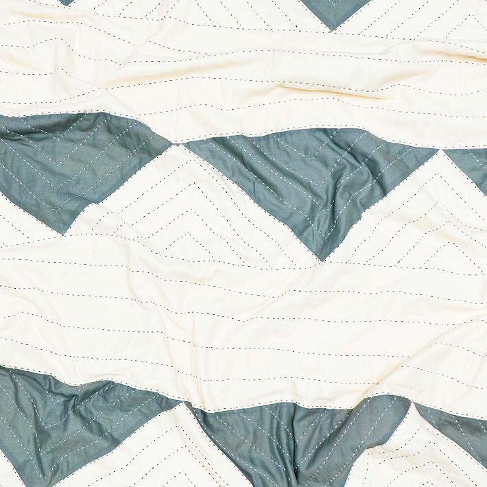 Anchal Project Triangle Quilt Throw | West Elm