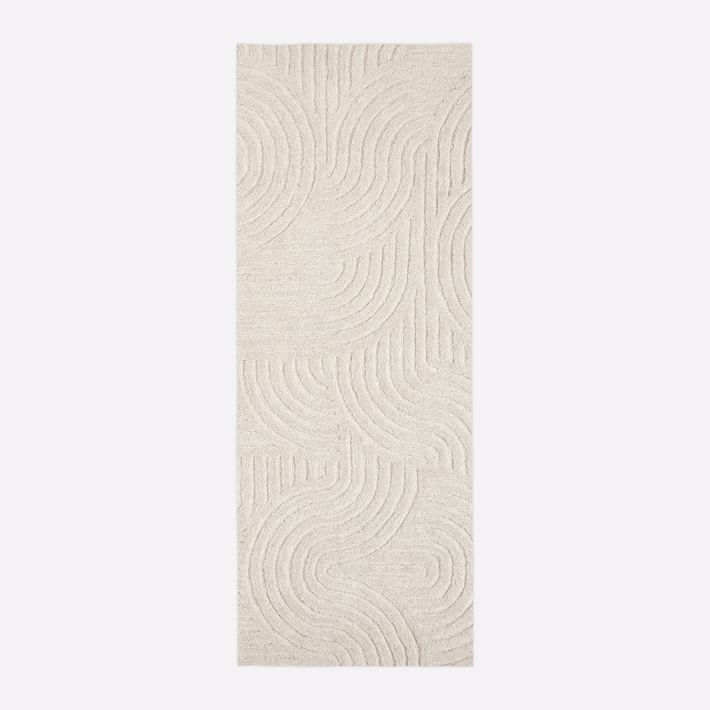 Curved Lines Easy Care Rug | West Elm