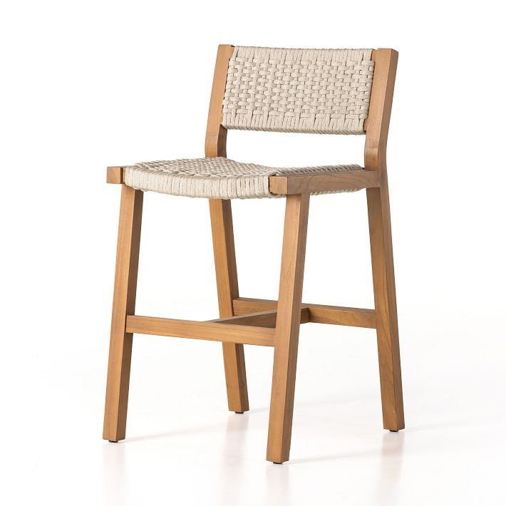 Catania Outdoor Rope Bar & Counter Stools | West Elm