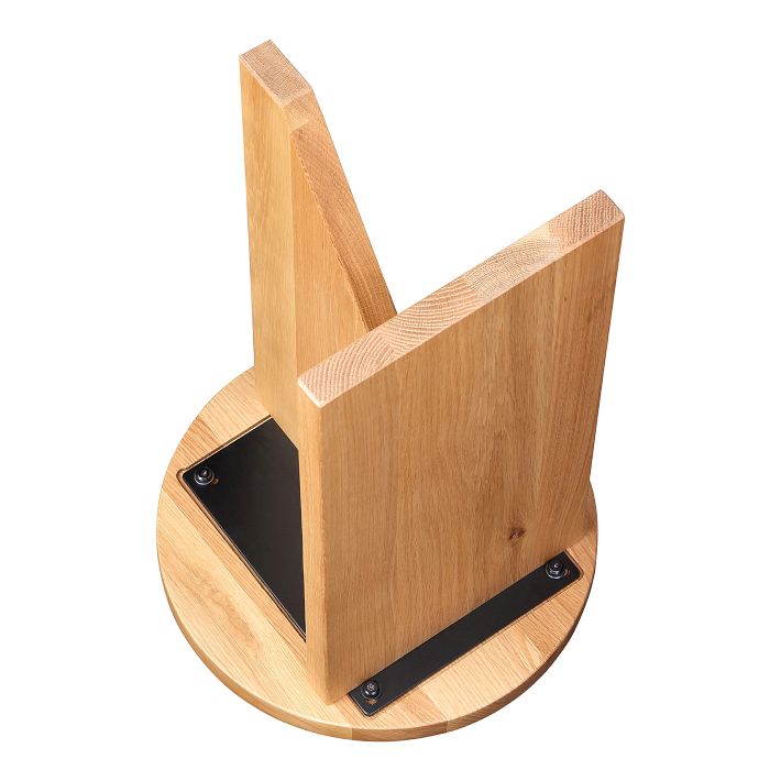 Angled Base Wood Side Table (14") | West Elm