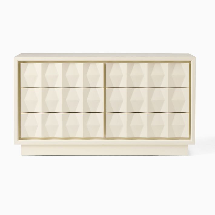 Carved Pattern 6-Drawer Dresser (62") | West Elm