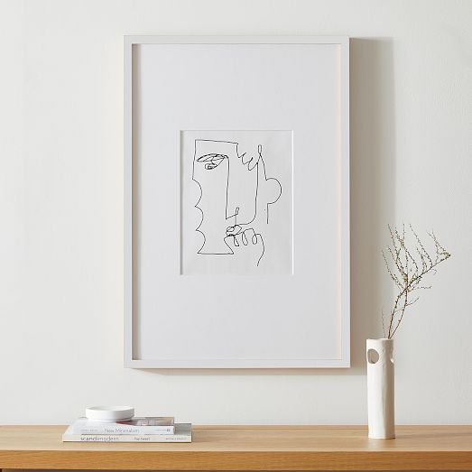 Multi-Mat Wood Gallery Frames - White | West Elm
