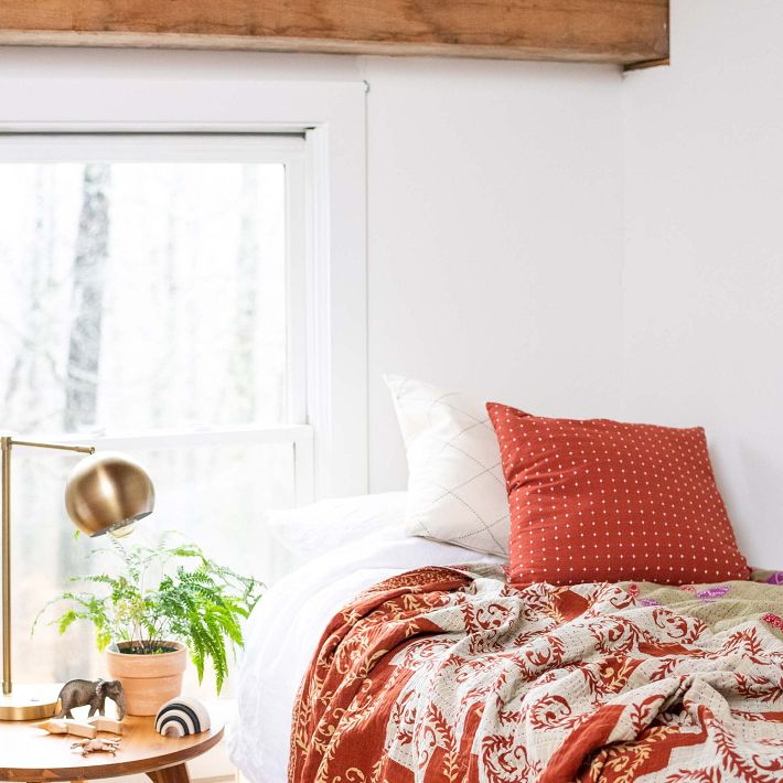 Anchal Project Cross Stitch Throw Pillow | West Elm