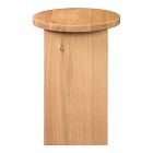 Angled Base Wood Side Table (14") | West Elm