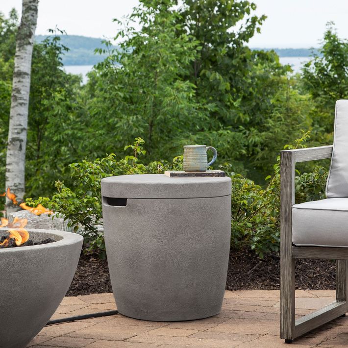 Round Outdoor Propane Tank Cover (20") | West Elm