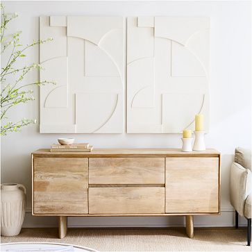 Desmond Deconstructed Circle Wall Art | West Elm