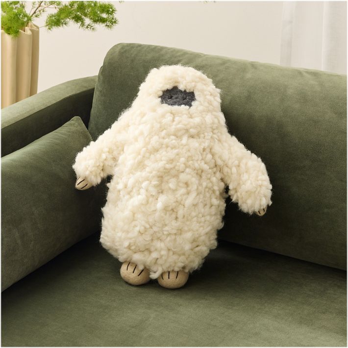 Shaped Yeti Pillow | West Elm