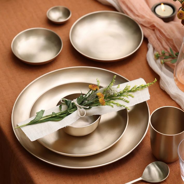 Fleck Luxe Kansa Plate | West Elm