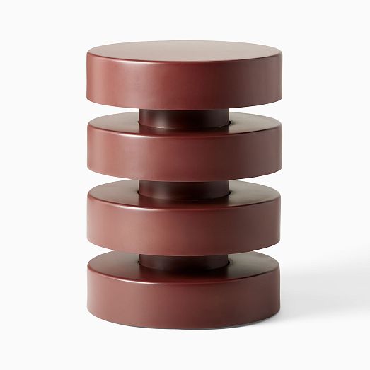 Floating Disks Side Table (13") | West Elm