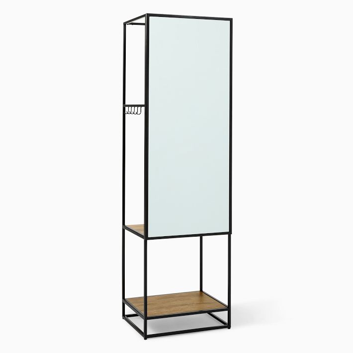 Industrial Storage Mirror (20" – 46") | West Elm