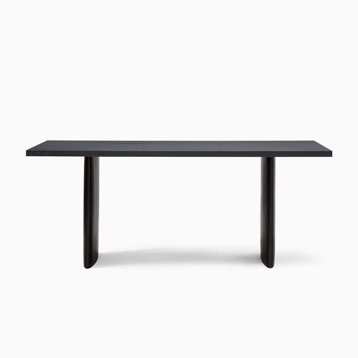 Campbell Plinth Dining Table (74", 94") | West Elm