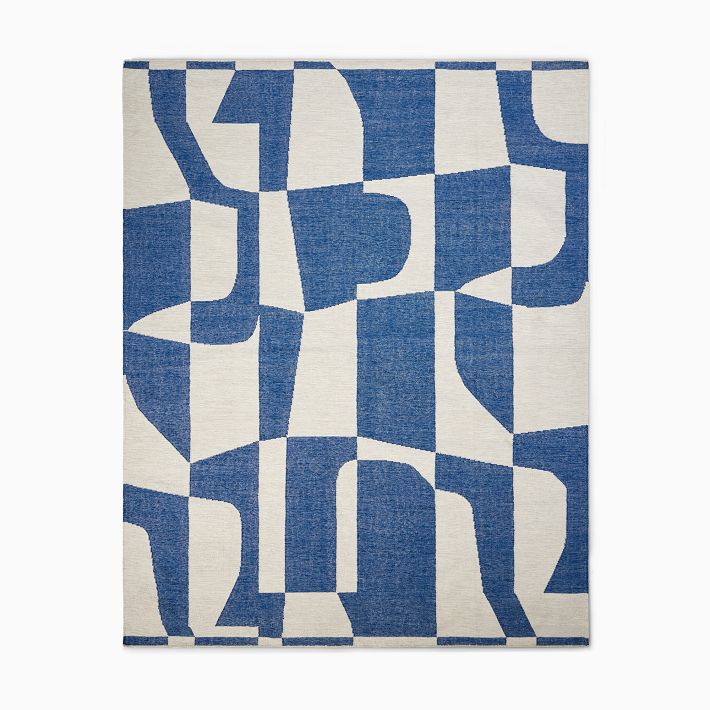 Poolside Geo Performance Rug | West Elm