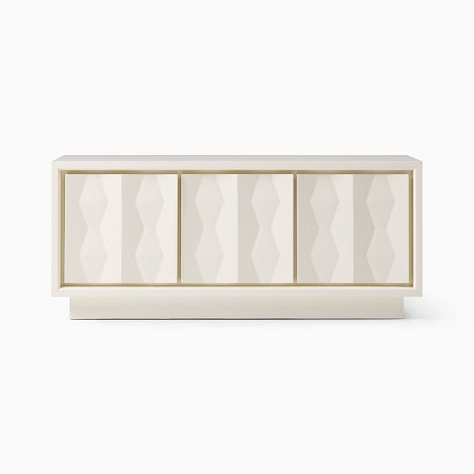 Carved Pattern Media Console (60"–80") | West Elm