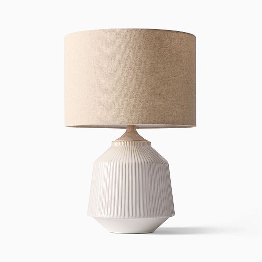 Roar + Rabbit™ Ripple Ceramic Table Lamps | West Elm