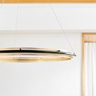 Perforated Single LED Chandelier (35") | West Elm