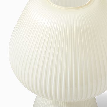 Ribbed Glass Table Lamp | Modern Light Fixtures | West Elm
