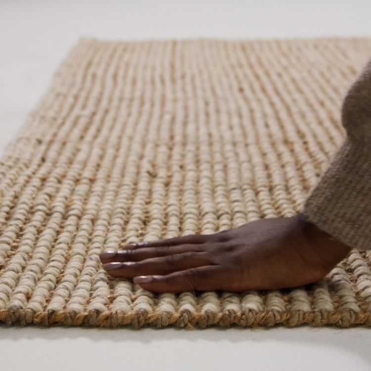 Textured Weave Wool & Jute Rug | West Elm