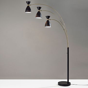 Oscar 3-Arm Arc Lamp | Modern Living Room Furniture | West Elm