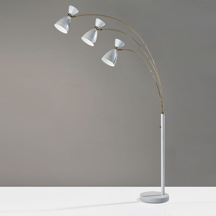 Oscar 3-Arm Arc Lamp | Modern Living Room Furniture | West Elm