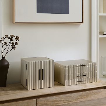 Modern Fluted Jewelry Boxes | West Elm