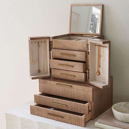 Modern Fluted Jewelry Boxes | West Elm