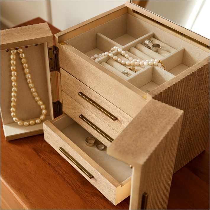 Modern Fluted Jewelry Boxes | West Elm