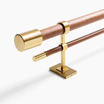 Mid-Century Curtain Rod | West Elm