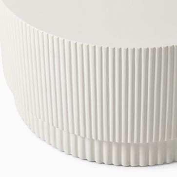 Fluted Coffee Table | Modern Living Room Furniture | West Elm